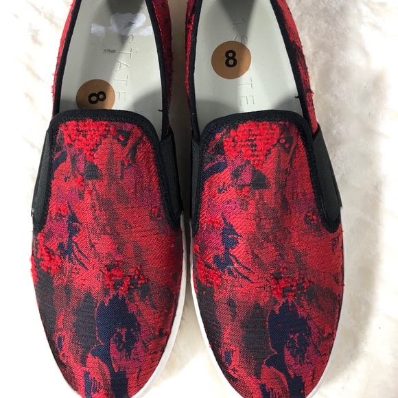 1. State | Shoes | New State Waylan Slipon Sneakers In Red | Poshmark